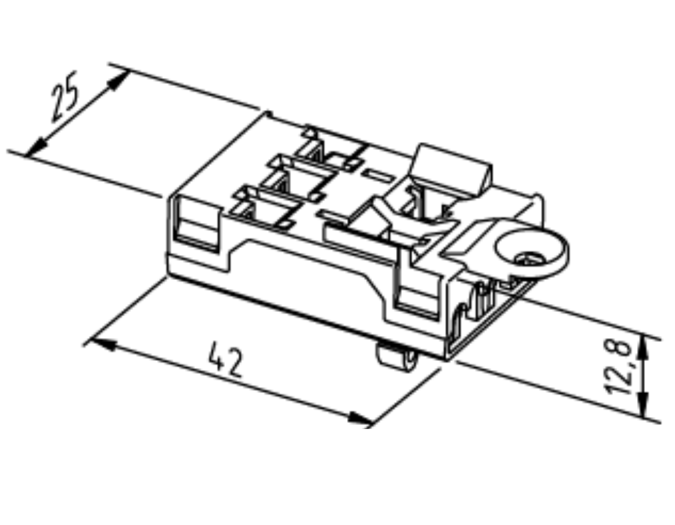 Cable holder 5- or 7-pole | LBK 1 KH - Electro Terminal